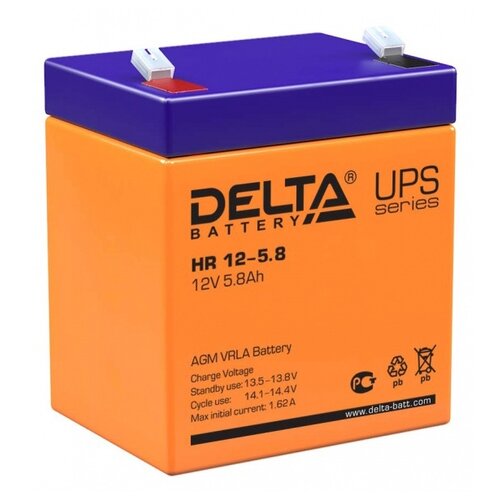 Аккумуляторная батарея DELTA Battery HR 12-5.8 12В 5.8 А·ч