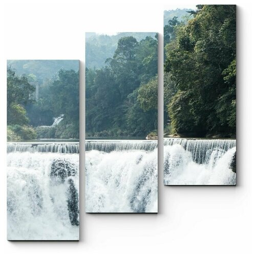 Модульная картина Водопад Шифен, Тайвань120x128