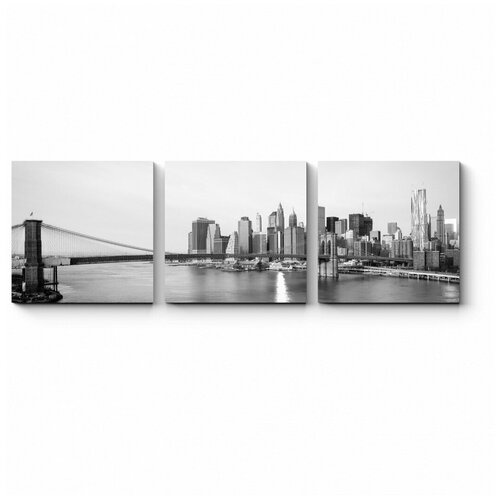 Модульная картина Панорама Манхэттена 160x53