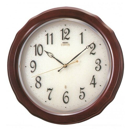 Часы настенные кварцевые SEIKO AHS521B, коричневый
