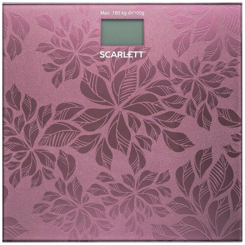Весы электронные Scarlett SC-217, розовый