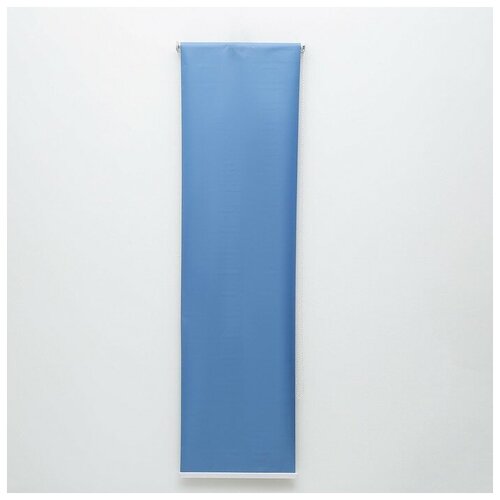 Штора рулонная КНР "Нега", блэкаут, 60х180 см, цвет синий (6904560)