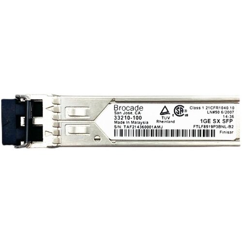 Трансивер Brocade 1G SX SFP 850nm MMF Transceiver [XR0H5]