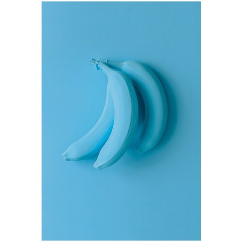 Постер / Плакат / Картина Голубые бананы 50х70 см в подарочном тубусе