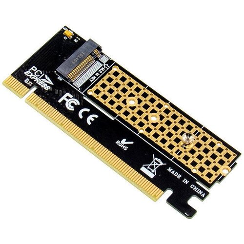 Адаптер для установки SSD M.2 (NVMe) в слот PCI-E 3.0 x16, модель PCIeNVME