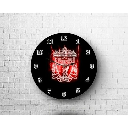 Часы настенные GOODbrelok круглые 20 см Ливерпуль, Liverpool - 0011