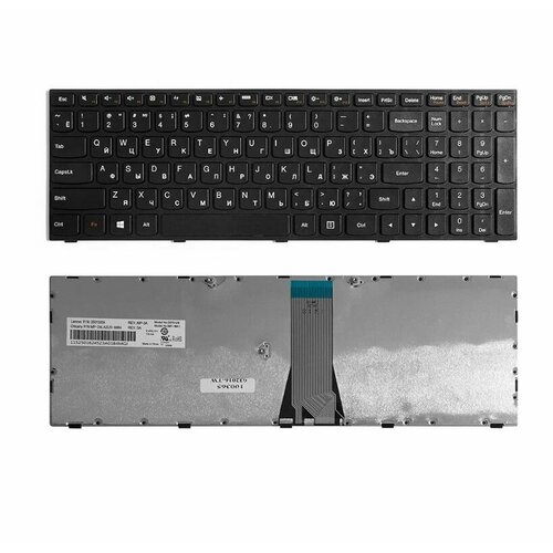Клавиатура для ноутбука Lenovo IdeaPad Lenovo G50-30 G50-70 Z50-70 p/n: 25214725, MP-13Q13US-686, MP-13Q1, T6G1-US G50-30, Z50-70 черная MP-13Q13US-686