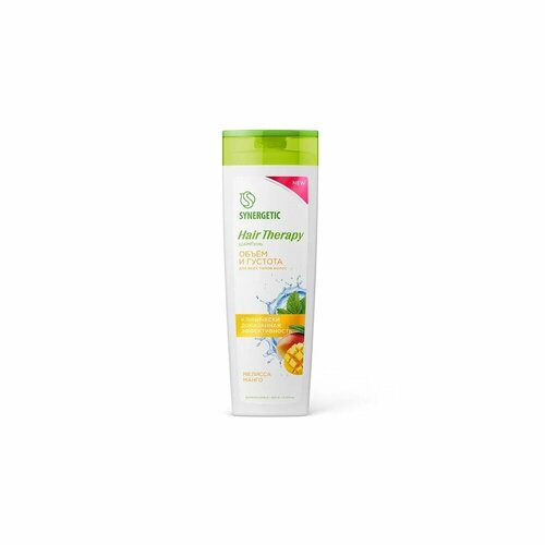 Шампунь-бальзам Synergetic "Hair Therapy", Объем и густота волос, 400 мл