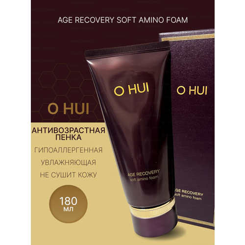 O HUI Антивозрастная пенка для умывания с аминокислотами (180 мл) Age Recovery soft amino foam