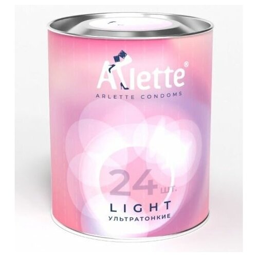 Ультратонкие презервативы Arlette Light - 24 шт.