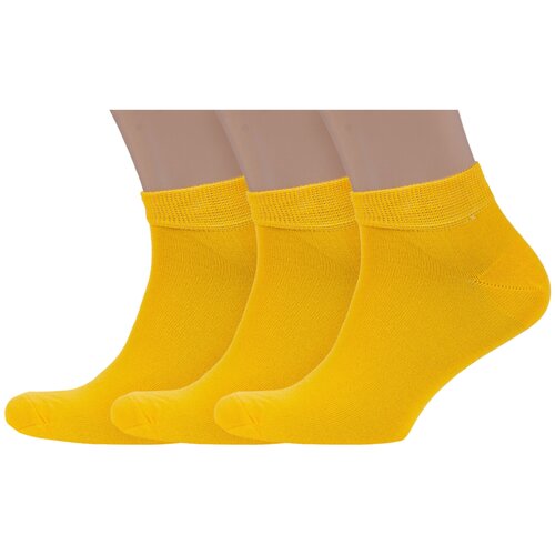 Носки Носкофф, 3 пары, размер 31-33, желтый