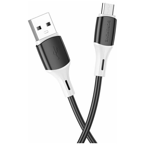 Кабель BOROFONE microUSB быстрая зарядка, зарядный шнур, провод для телефона