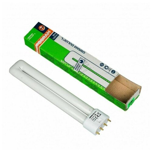 Лампа энергосберегающая КЛЛ 18Вт Dulux L 18/840 2G11 Osram (010724)