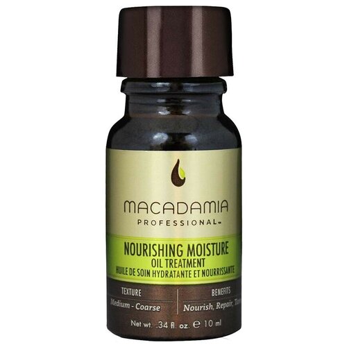 Macadamia Nourishing Moisture Уход восстанавливающий с маслом арганы и макадамии для волос, 10 мл