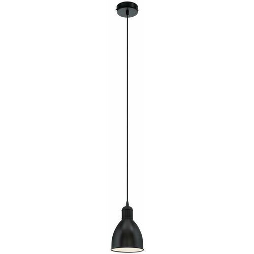 Светильник EGLO Priddy 49464, E27, 40 Вт, кол-во ламп: 1 шт., цвет: черный