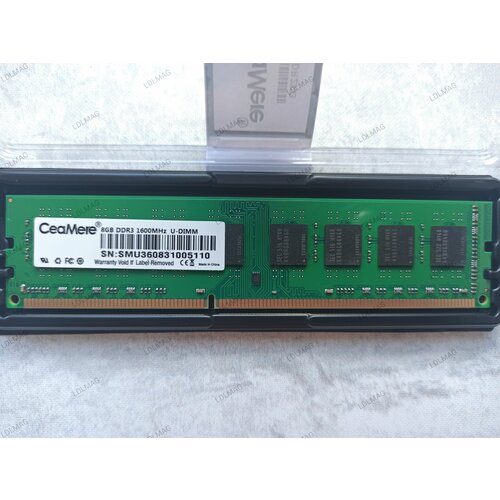 Оперативная память CeaMere 8 ГБ DDR3 1600 МГц DIMM CL11