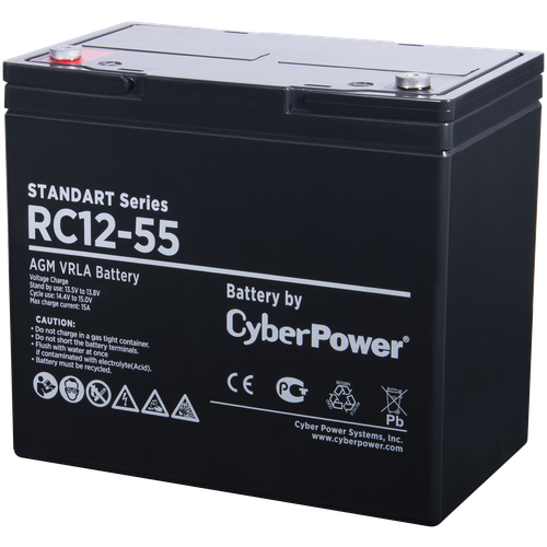 Аккумуляторная батарея для ИБП SS CyberPower RС 12-55 (арт. RС 12-55)