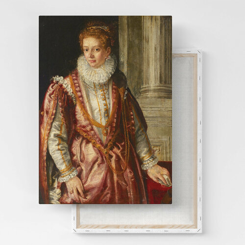 Картина на холсте, репродукция / Паоло Веронезе - Portrait of a Woman / Размер 60 x 80 см