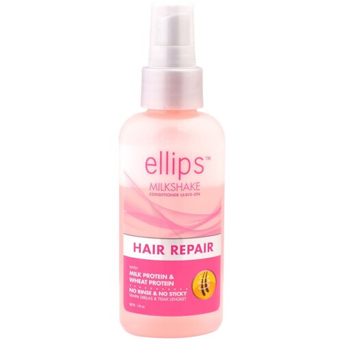 Ellips Hair Vitamin несмываемый спрей-кондиционер для волос Milkshake Hair Repair восстанавливающий, 110 мл