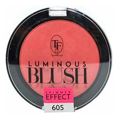 TF Cosmetics пудровые румяна с шиммер-эффектом Luminous Blush, 605 розовый янтарь