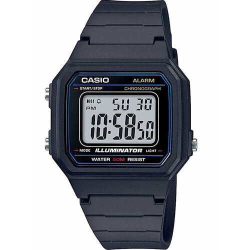 Наручные часы CASIO Collection W-217H-1AVDF, черный, серый