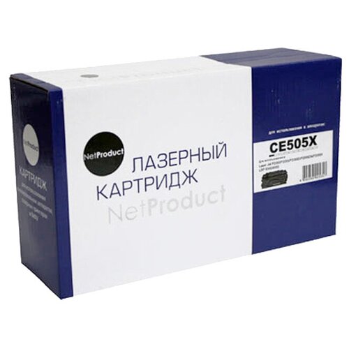 Картридж NetProduct N-CE505X, 6500 стр, черный