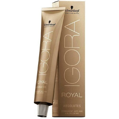Schwarzkopf Professional Royal крем-краска Absolutes, 5-50 светлый коричневый золотистый натуральный, 60 мл