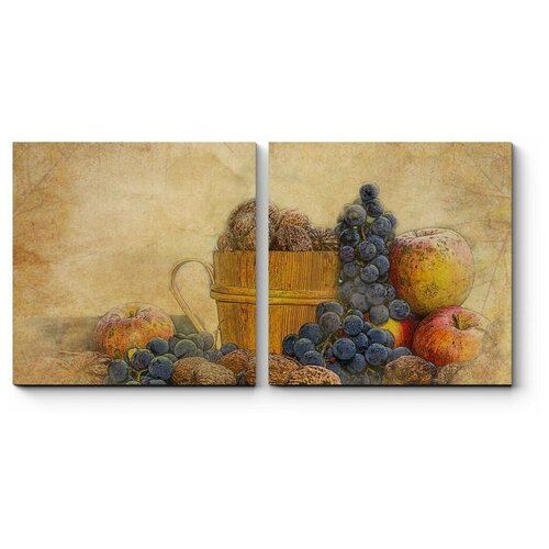 Модульная картина Осенняя композиция 60x30