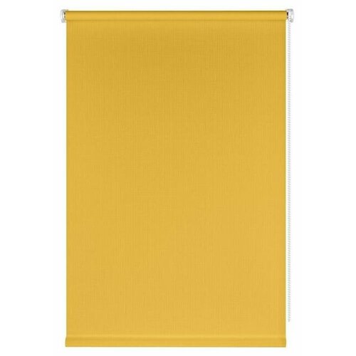 Рулонные шторы Shantung 70х160 см на окно желтый