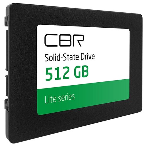 Твердотельный накопитель CBR 512 ГБ SATA SSD-512GB-2.5-LT22