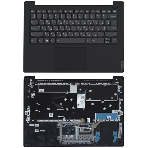 Клавиатура (keyboard) для ноутбука Lenovo IdeaPad S340-14, топкейс, черный