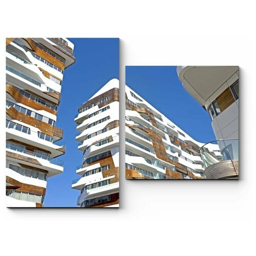 Модульная картина Современный жилой район Милана60x45