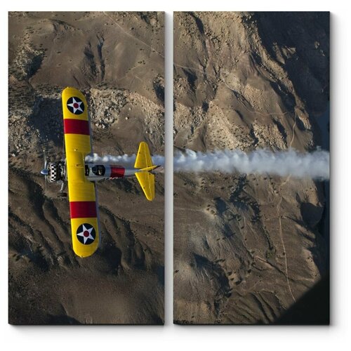 Модульная картина Пролетая над пустыней 60x60