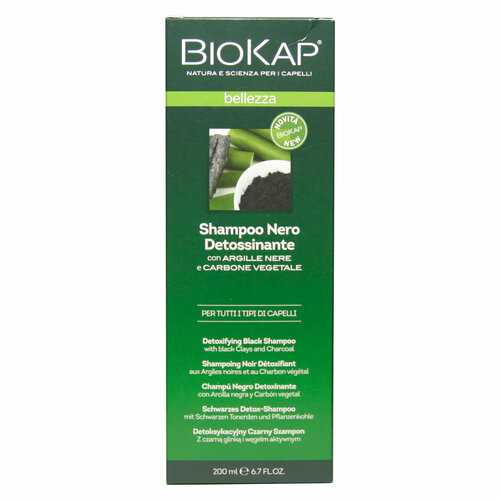 BioKap Шампунь Детокс Черный, 200 мл