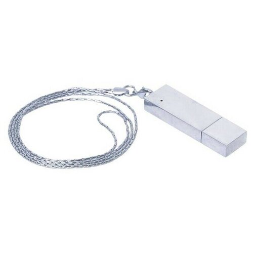 Подарочный USB-накопитель подвеска серебро на цепочке 16GB
