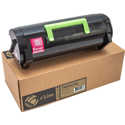 Лазерный картридж булат s-Line TNP-44, TNP-46 для Konica Minolta bizhub 4050, bizhub 4750 (Чёрный, 20000 стр.), универсальный