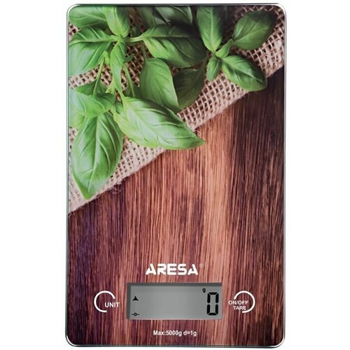 Кухонные весы ARESA AR-4310 до 5 кг, коричневый