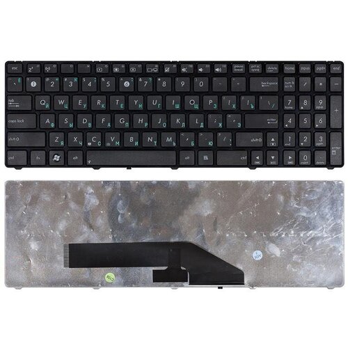 Клавиатура для ноутбука ASUS K50IJ черная с рамкой