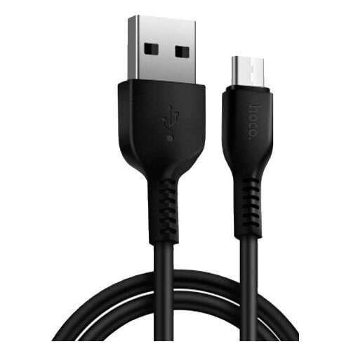 Кабель Hoco X20 Flash USB - USB Type-C, 1 м, 1 шт., чёрный