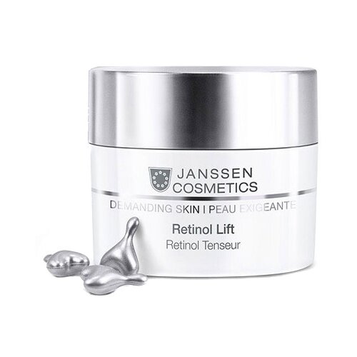 Janssen Cosmetics Demanding Skin Retinol Lift Капсулы для лица с ретинолом для разглаживания морщин, 0.3 мл, 10 шт.