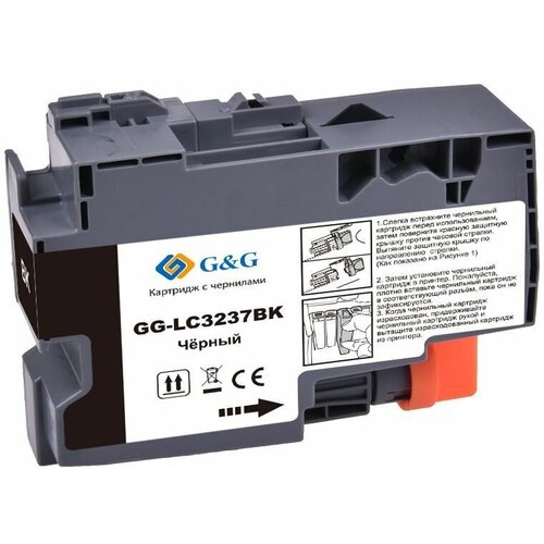 Картридж струйный G&G LC3237BK черный 65 мл, 3000 стр. для Brother (GG-LC3237BK)