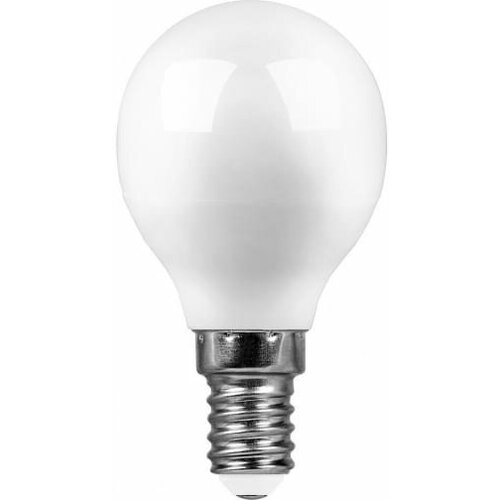 Лампа светодиодная LED 13вт Е14 дневной матовый шар (SBG4513) 55159 SAFFIT
