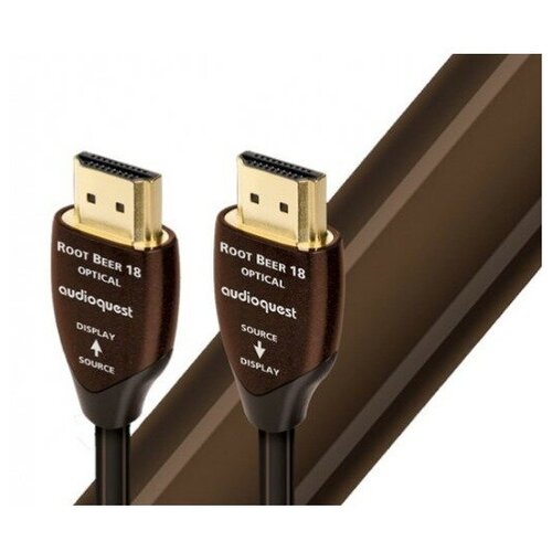 Гибридный оптический HDMI кабель Audioquest HDMI Root Beer 18 PVC 30.0m