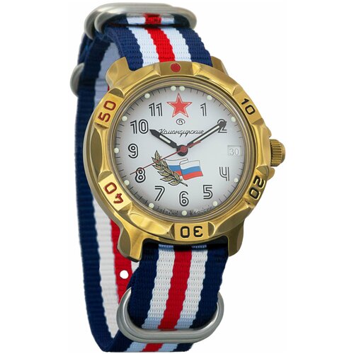 Наручные часы Восток Командирские механические Командирские 819277 tricolor5, мультиколор