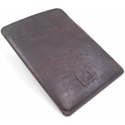Кожаный чехол J.Audmorr для ноутбука до 13.6" (315 х 212 х 16 мм), Macbook 13-13.6, коричневый, NewBridge 13 Coffee