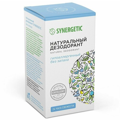 Дезодорант натуральный Synergetic Без запаха,50 мл