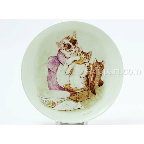 Декоративная тарелка Поттер Беатрикс Умывание котят