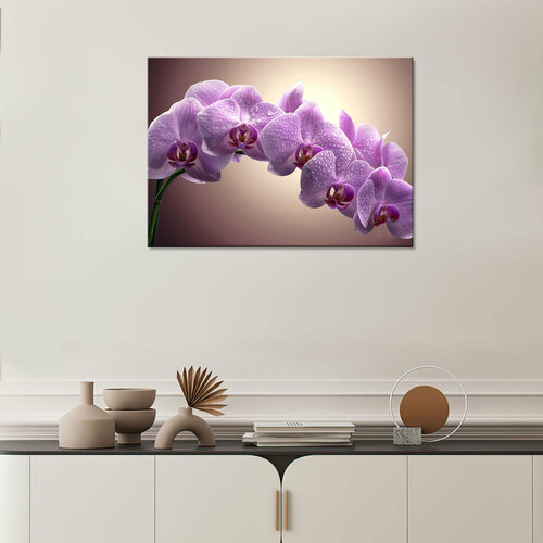 Интерьерная картина на холсте - красивая орхидея 50х70