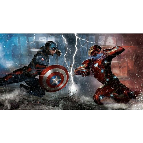 Плакат, постер на холсте The Avengers/Мстители. Размер 30 х 42 см