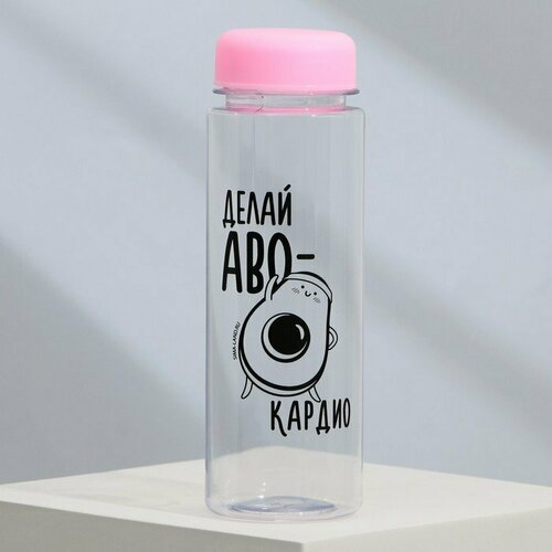 Бутылка для воды «Авокардио», 500 мл (комплект из 6 шт)